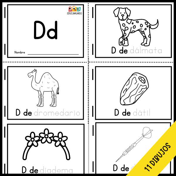 Dibujos con la letra D