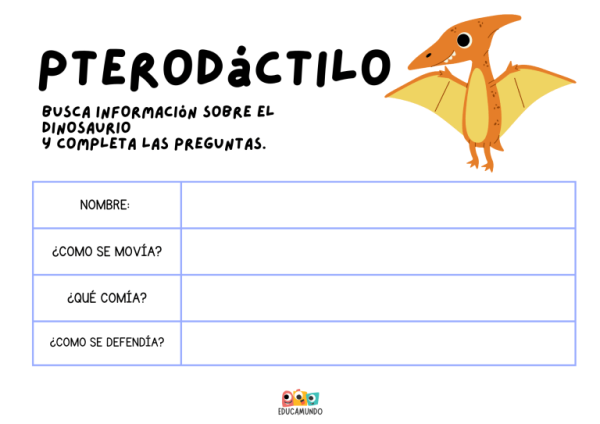 Actividades de dinosaurios preescolar