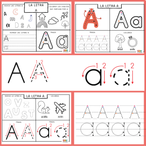 Trazo de la letra A Fichas Gratis | EducaMundo