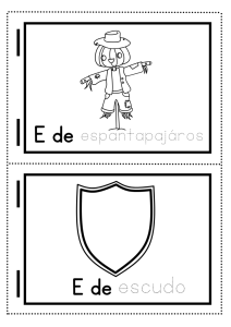 Dibujos con la letra E - Veganolas