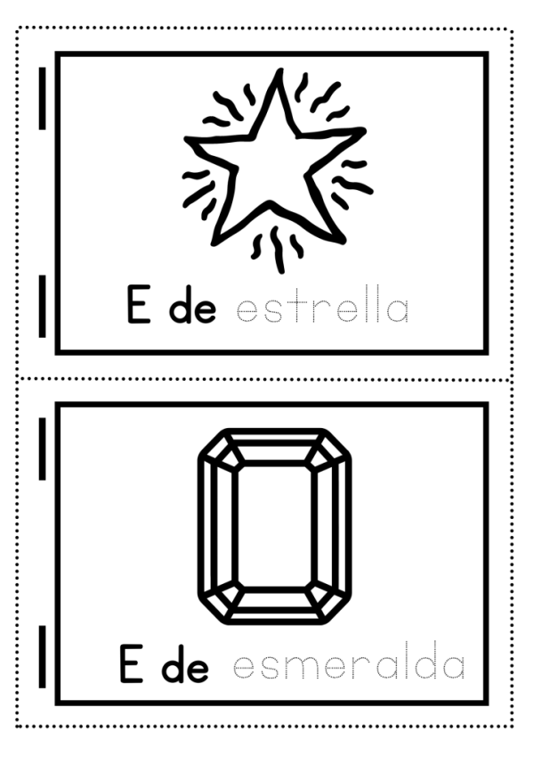 Dibujos con la letra E