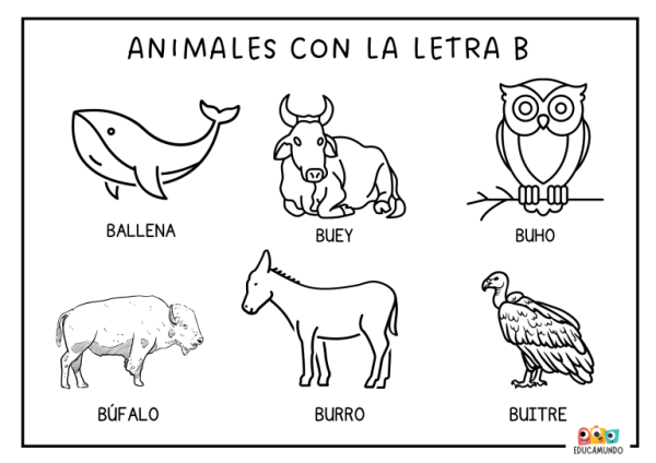 Dibujos con la letra B | EducaMundo