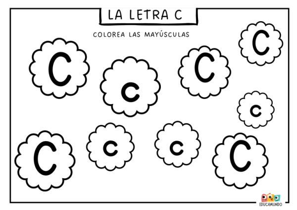Trazo de la letra C FICHAS GRATUITAS