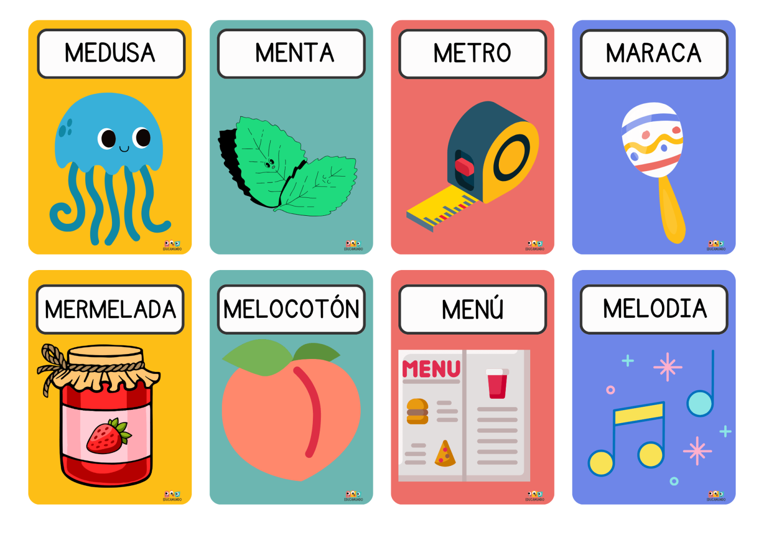 Palabras con Ma, Me, Mi, Mo y Mu | EducaMundo