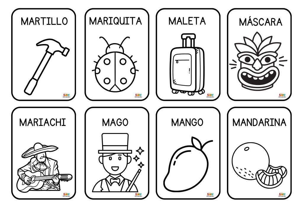 Palabras con Ma, Me, Mi, Mo y Mu | EducaMundo