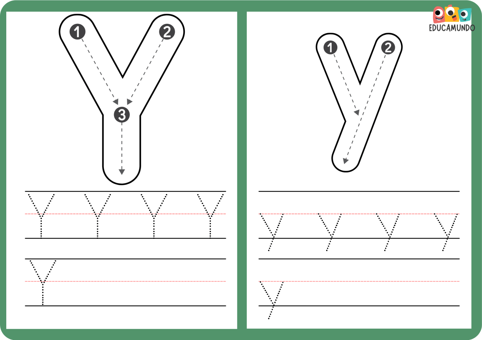 Fichas del Abecedario para trazar preescolar | EducaMundo