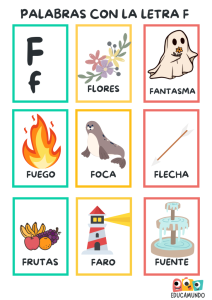 Palabras con la letra F - Veganolas