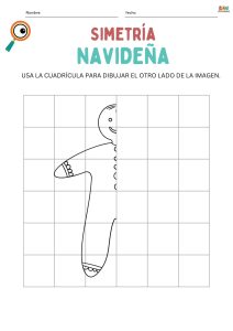 Hojas De Trabajo De Simetría Navideña