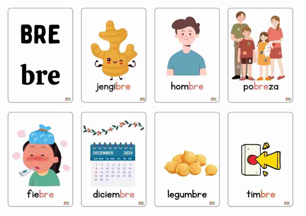 palabras con bra bre bri bro bru