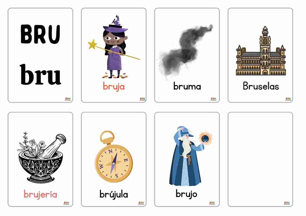 palabras con bra bre bri bro bru