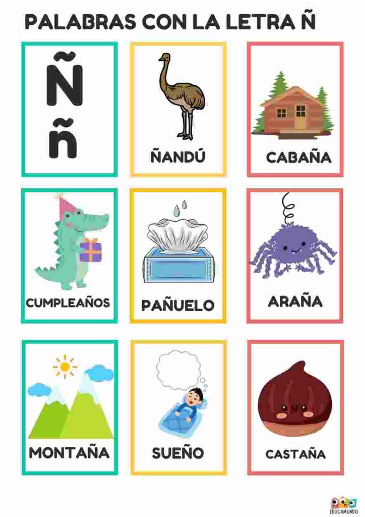 Palabras con la letra Ñ - EducaMundo
