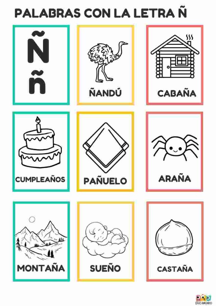 Palabras con la letra Ñ - EducaMundo