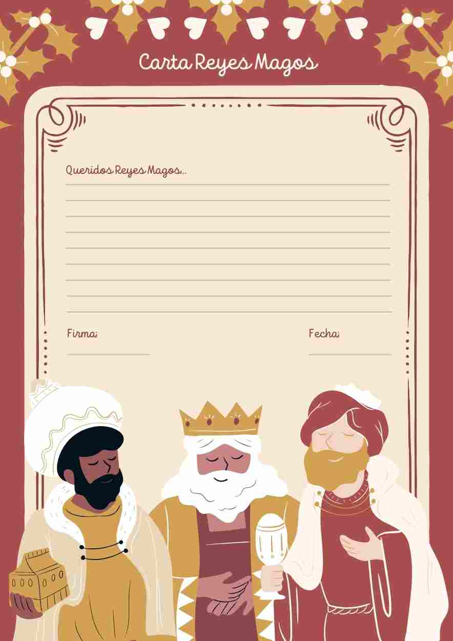 Carta Reyes Magos Gratis PDF - EducaMundo