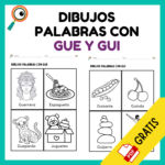 Dibujos palabras con gue y gui - EducaMundo