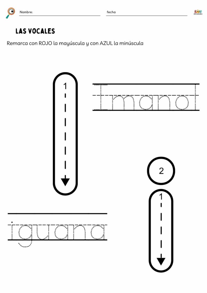 Ejercicios para reconocer las vocales - EducaMundo