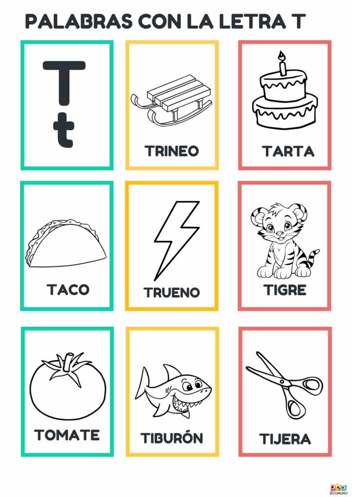 Palabras con la letra T - EducaMundo