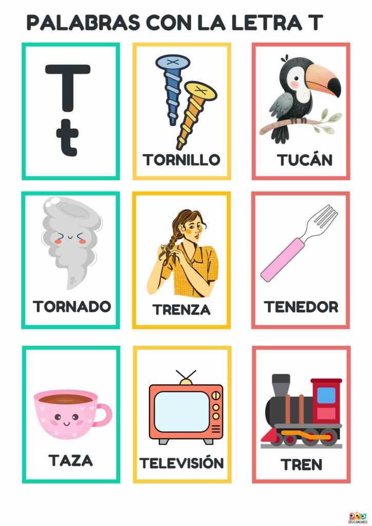 Palabras con la letra T - EducaMundo