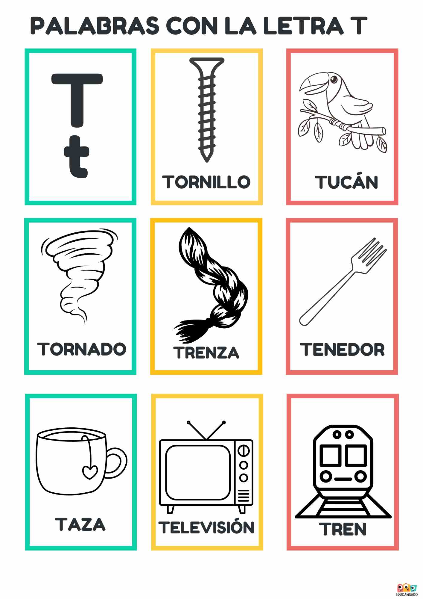 Palabras con la letra T - EducaMundo