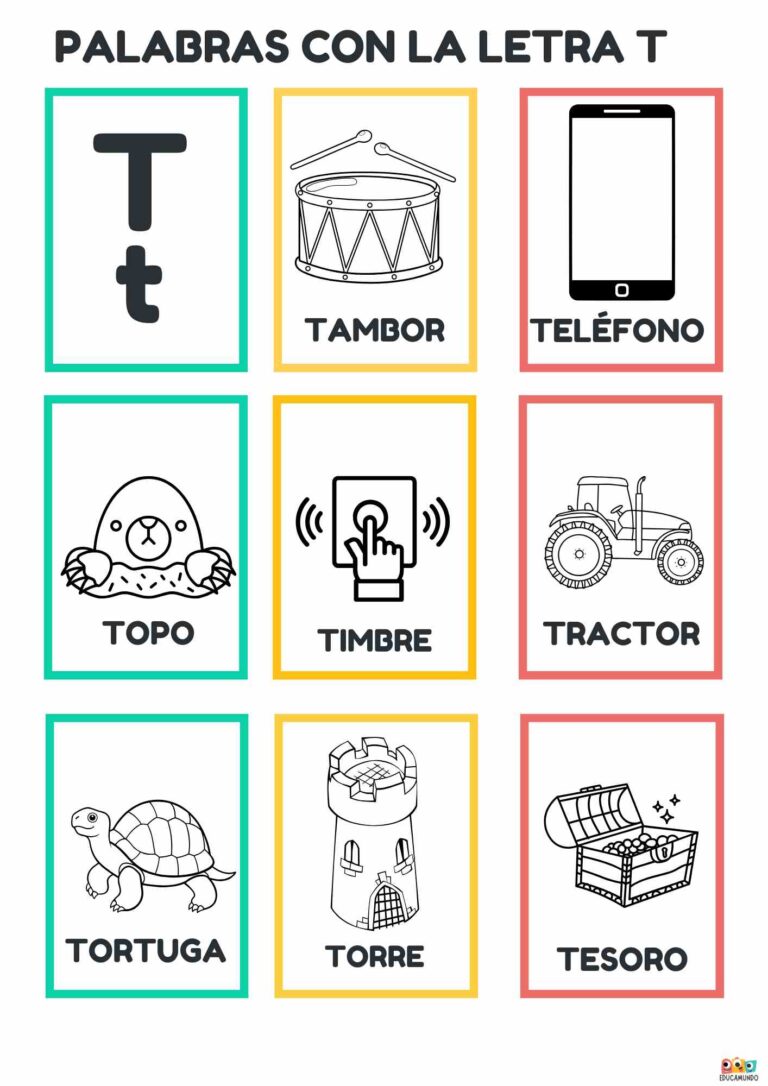 Palabras con la letra T - EducaMundo