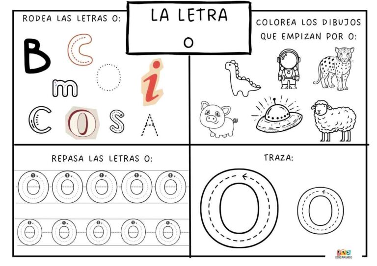 Trazo de la Letra O | EducaMundo
