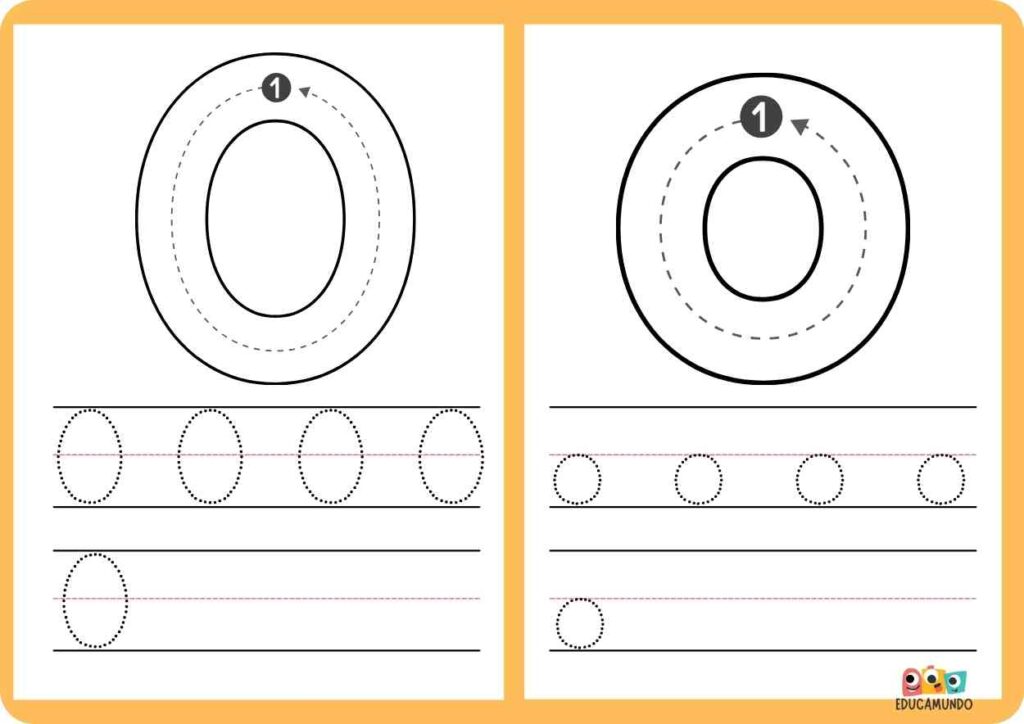 Trazo de la Letra O | EducaMundo