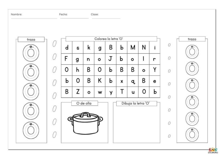 Trazo de la Letra O | EducaMundo