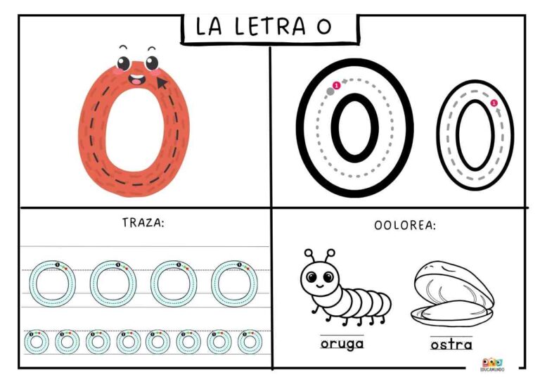 Trazo de la Letra O | EducaMundo