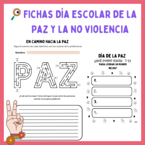 Fichas Día escolar de la Paz y la no violencia - EducaMundo