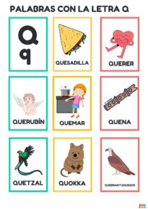 Palabras con la letra Q | EducaMundo