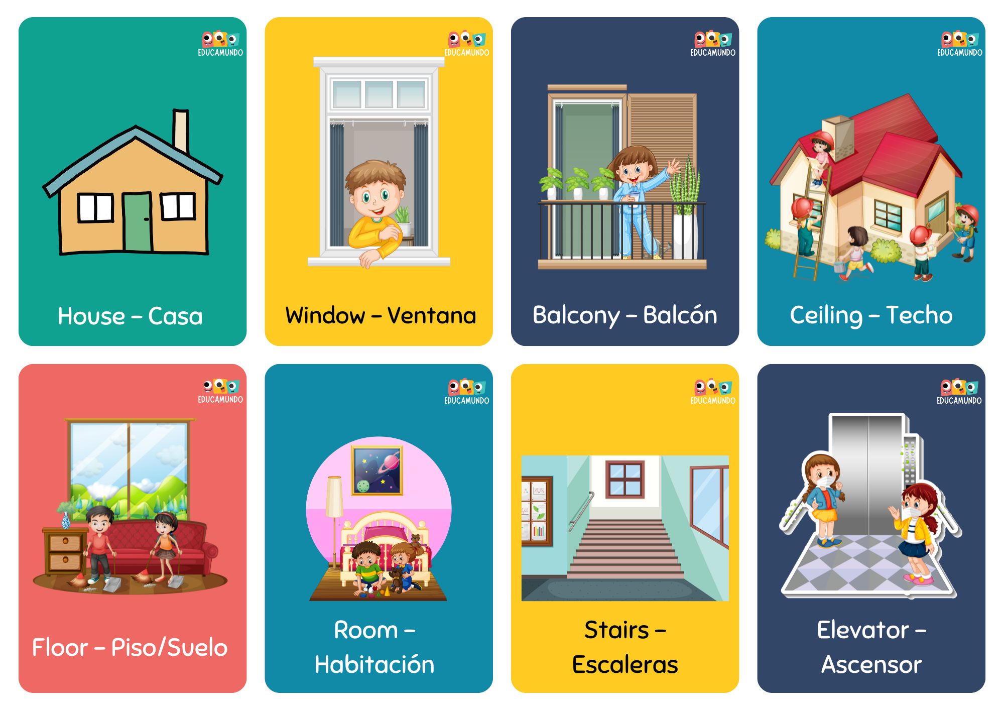 Partes de la casa en inglés | EducaMundo