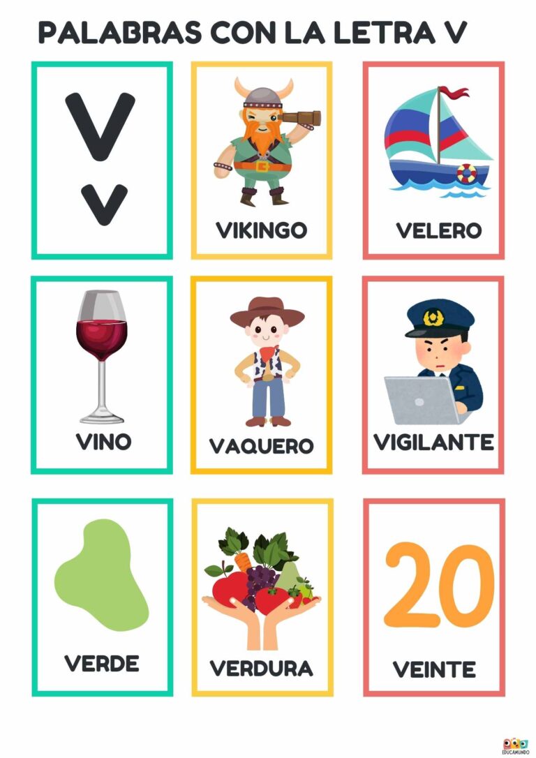Palabras con la letra V - EducaMundo