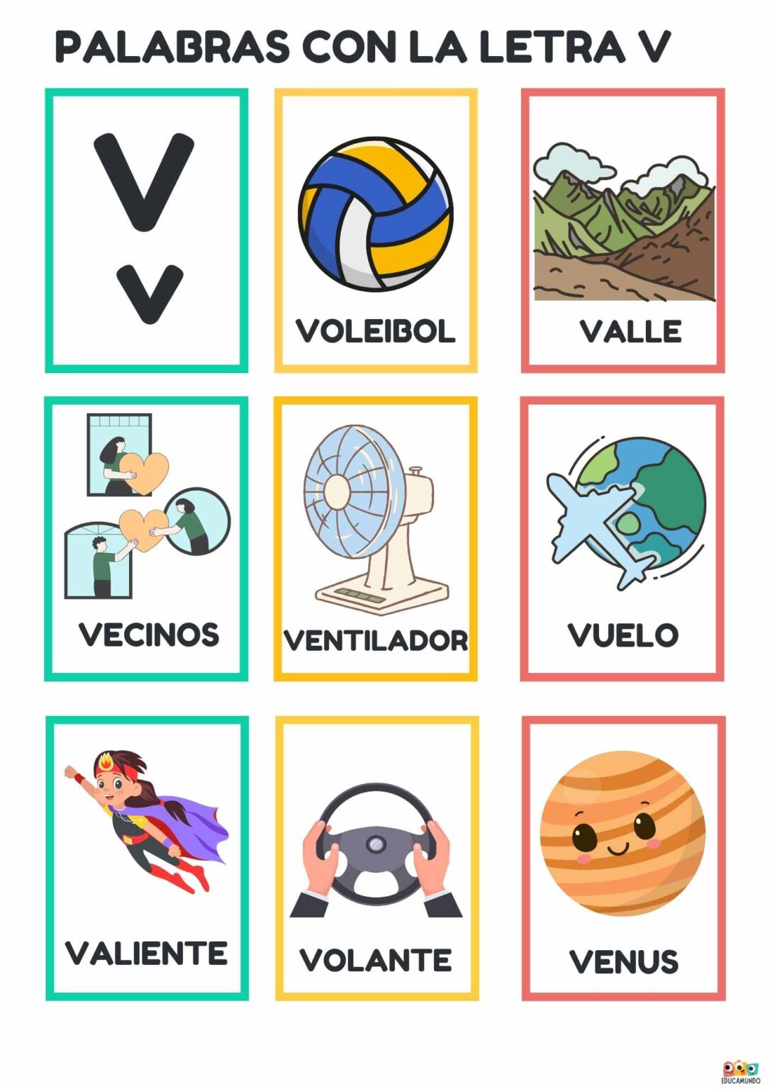 Palabras con la letra V - EducaMundo