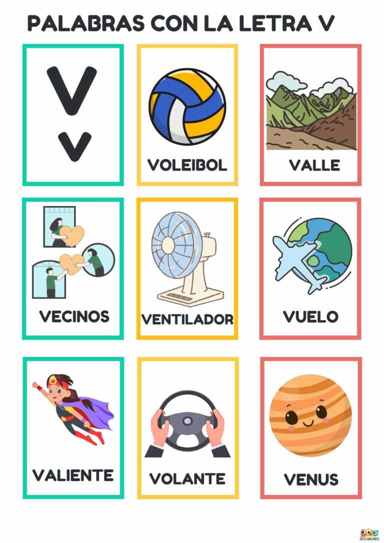 Palabras con la letra V - EducaMundo
