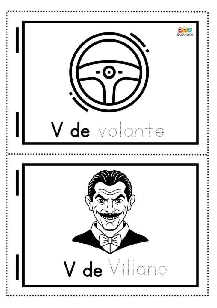 Dibujos con la letra V - Veganolas