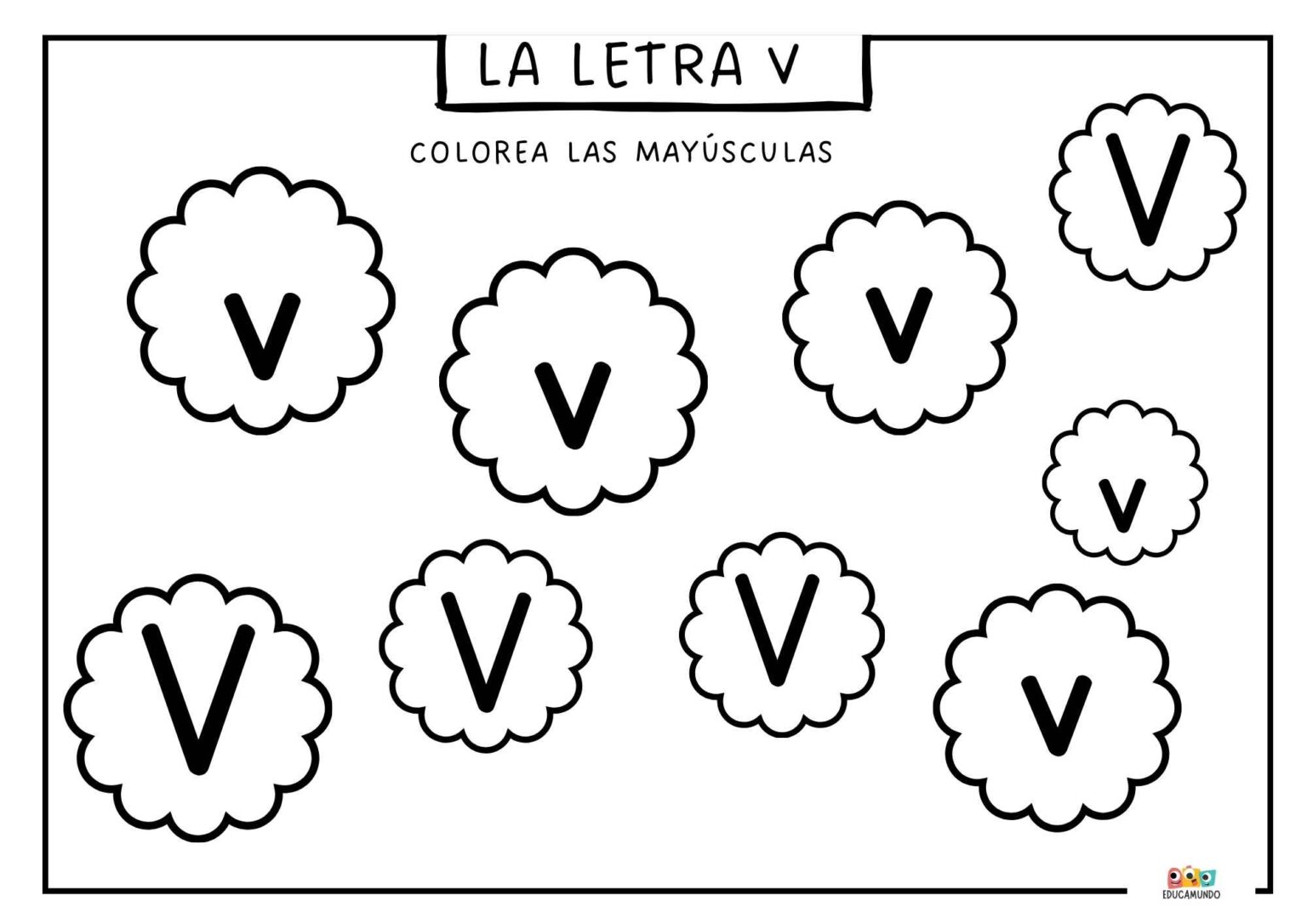 Trazo de la letra V - EducaMundo