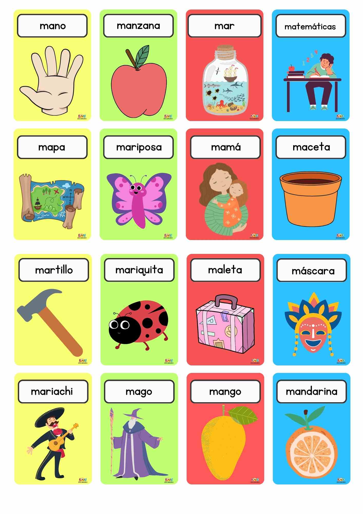 Palabras con Ma | EducaMundo