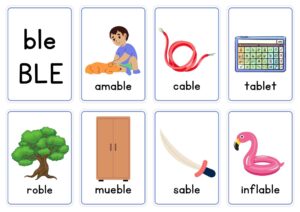 Palabras con bla ble bli blo blu | EducaMundo