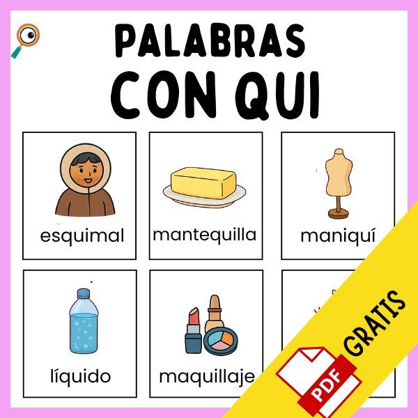 Palabras con QUI | EducaMundo