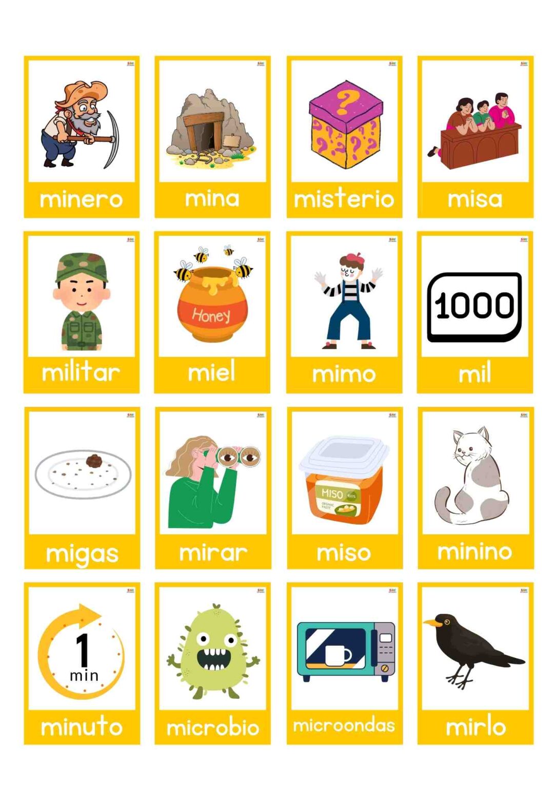 Palabras con MI | EducaMundo