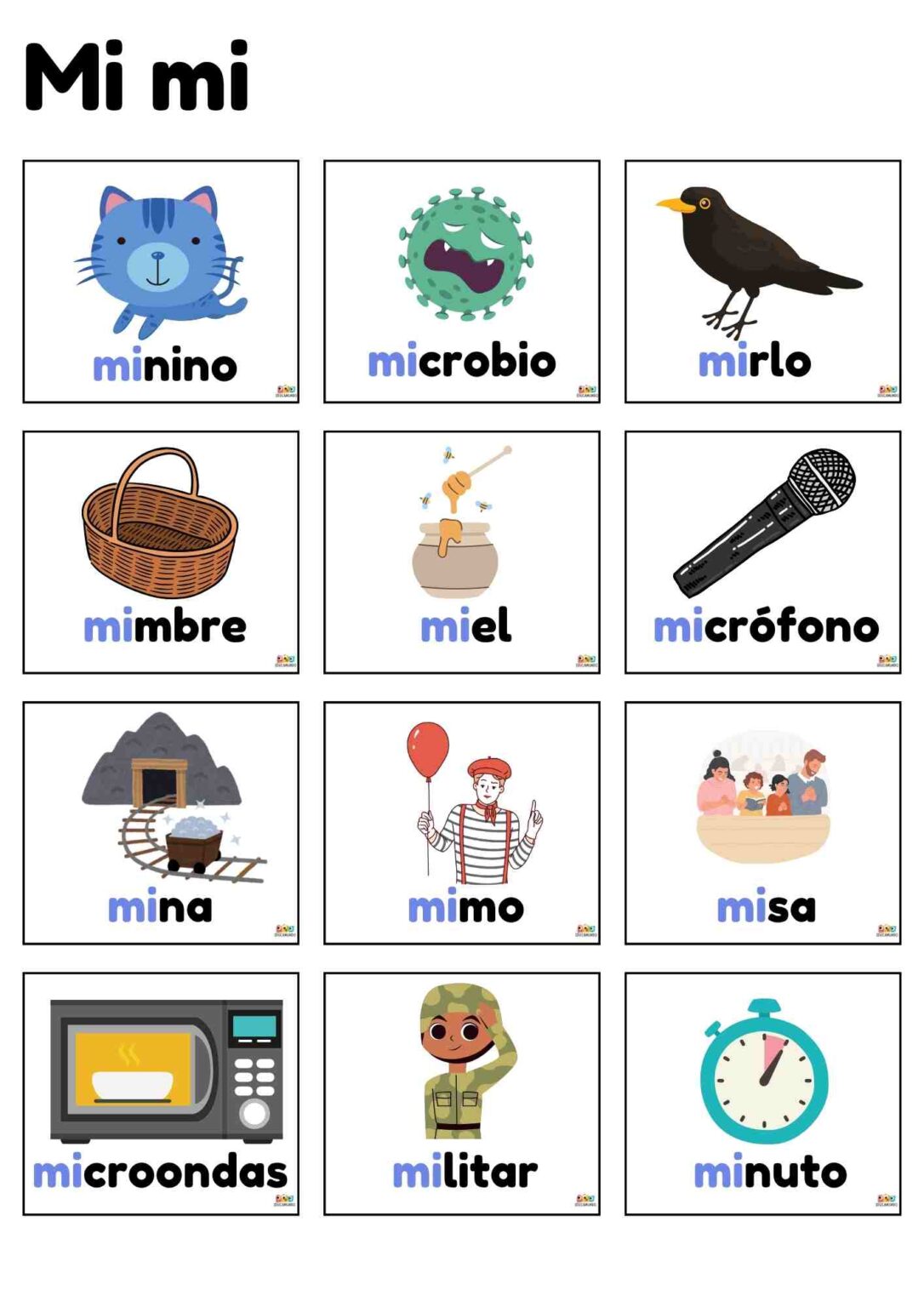 Palabras con MI | EducaMundo